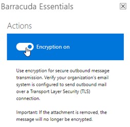 Encrypting Outgoing emails with Barracuda using Outlook for Windows – The Cam Academy Trust