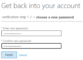 Reset a forgotten password through Microsoft 365 – The Cam Academy Trust