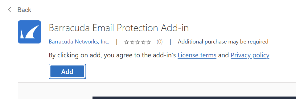 Manually adding the Barracuda Email Protection Add-In to Outlook – The ...