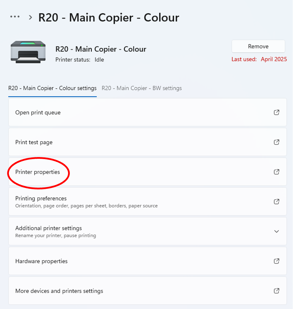 Set up Locked Print for Ricoh Printers – The Cam Academy Trust