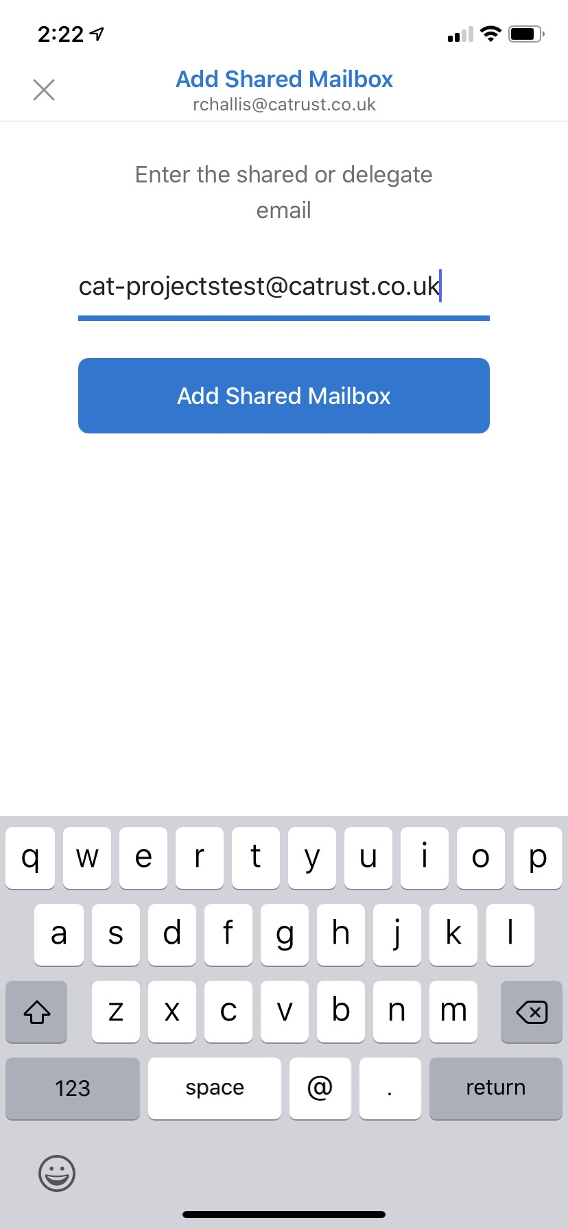 Adding Shared Mailboxes to Outlook iOS / Android – The Cam Academy Trust