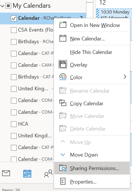 Allowing another person editing rights on your calendar – The Cam ...