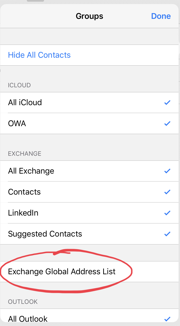 Find school Email Addresses in Mail app – The Cam Academy Trust