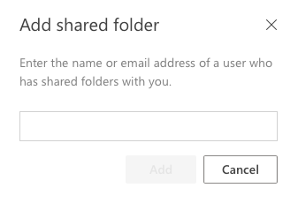 Add a shared mailbox to OWA (Outlook Web Access) – The Cam Academy Trust