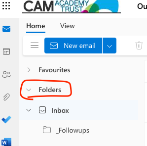 Add a shared mailbox to OWA (Outlook Web Access) – The Cam Academy Trust